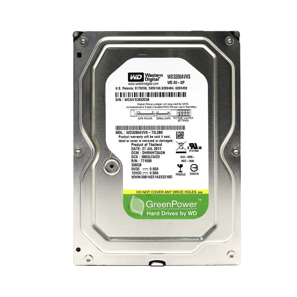 هارد وسترن دیجیتال مدل سبز ظرفیت 320 گیگابایت - مرکز پخش تخصصی هارد دیسک « هارد آفرین ...